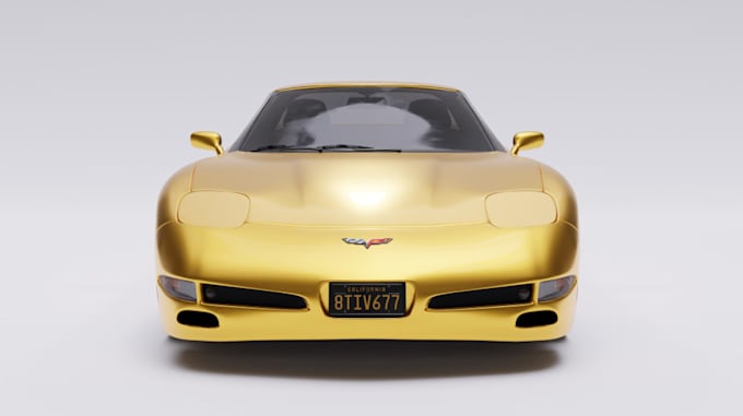 Fix 3d realistic car render, front fender, wide car body car part kits ...