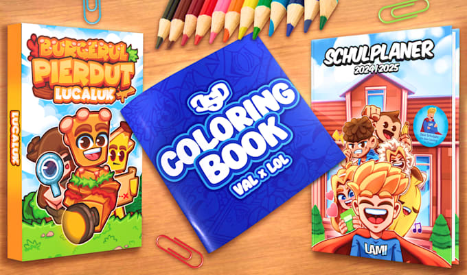 Create coloring book or activity book children and adults by Jsdcomics ...