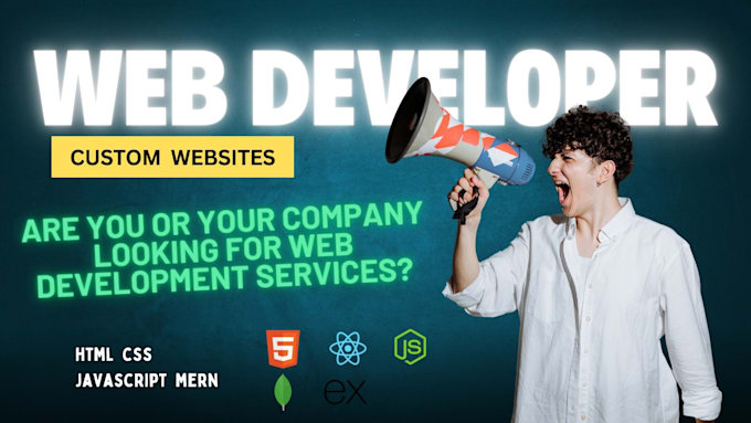 Do website development, build custom as full stack web dev by Dev_kunal_yash | Fiverr