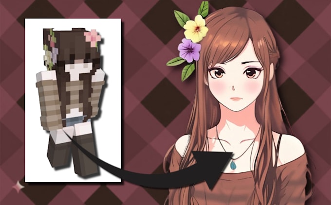 Draw your roblox or minecraft characters as beautiful art by Apztec ...