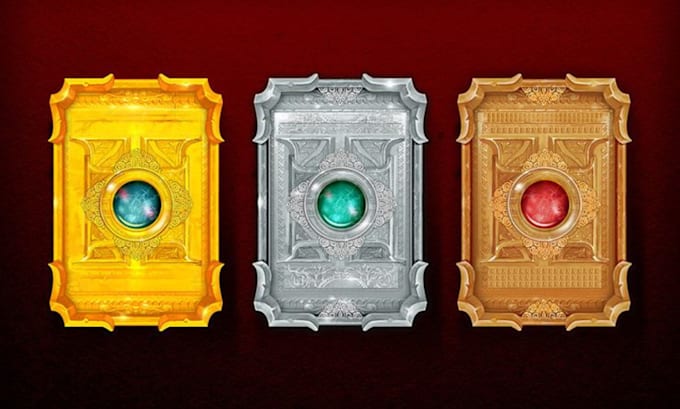 Design custom card template illustration trading card frame tcg tarot ...