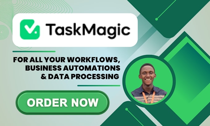 Setup any automation and workflow using taskmagic by Dave_wis45 | Fiverr