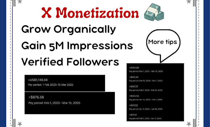 Do x twitter monetization with organic growth and engagement by ...