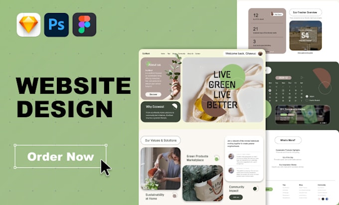 Design your website figma ui ux design by Digitalmind_s | Fiverr