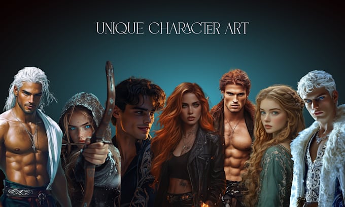 Design a custom ai generated character illustrations by Dreamstudio34 ...