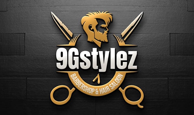 Do unique barber and barber shop logo by Antonejktu | Fiverr