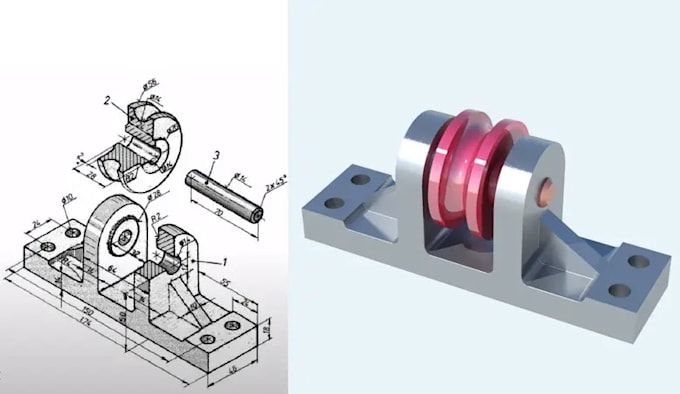 Create cad models, technical drawings, 3d printer files by Kidarma | Fiverr