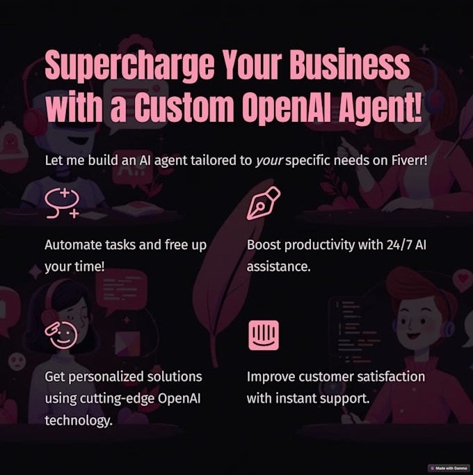 Develop an ai agent using openai agent by Haleemzahid | Fiverr