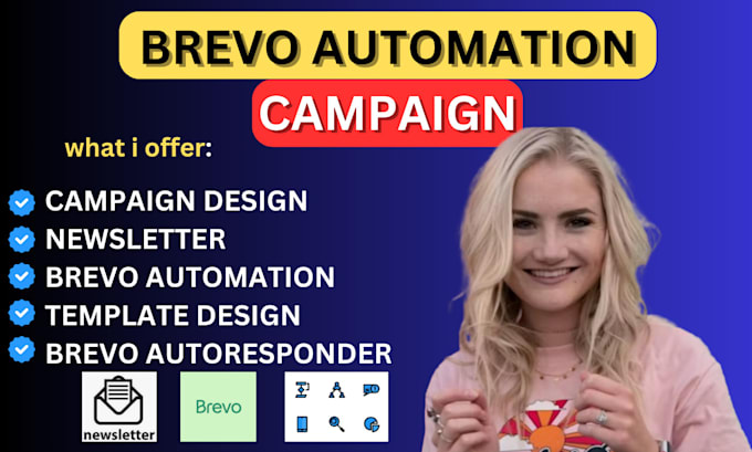 Brevo editable template design newsletter campaign brevo automation ...