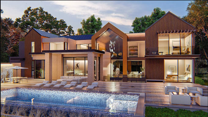 Sketchup 3d model interior visualization walkthrough and 360 panoramic rendering by Shallyman ...