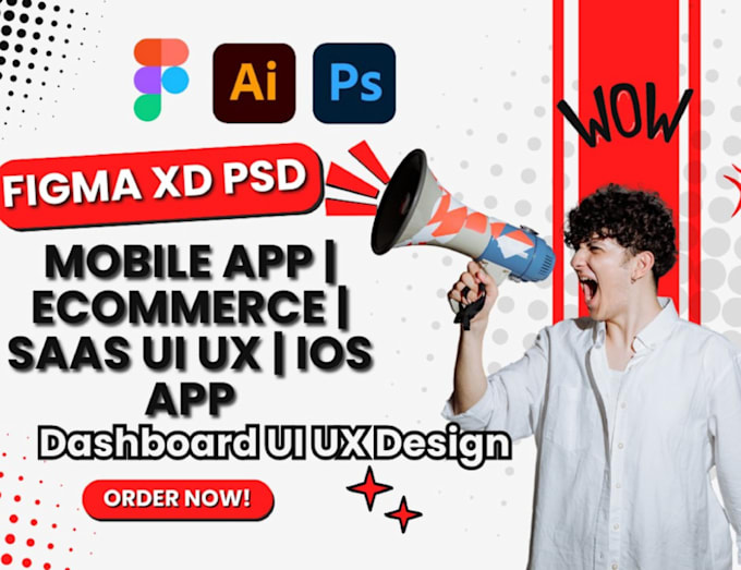 Do hybrid website or mobile ui ux design wireframes prototype using figma by Intuitiveuiguru ...