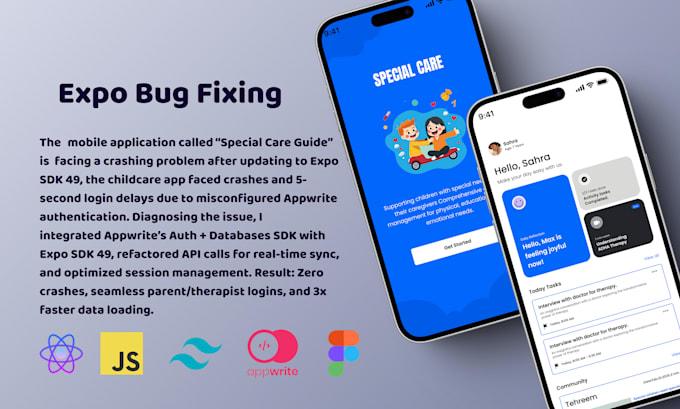 Fix urgent bugs in your react native expo app by Dedumsolutions | Fiverr