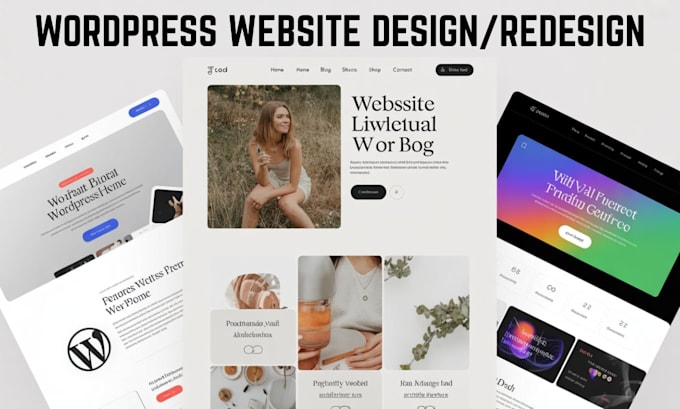 Design wordpress website redesign wordpress ecommerce with elementor pro and seo by ...