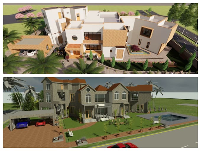 Create bim lod 300 3d to 6d lod for building or infraworks by ...