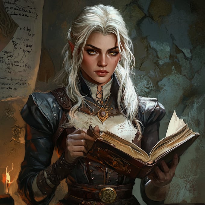 Draw a dnd character art and dnd character art by Tetrikketo | Fiverr