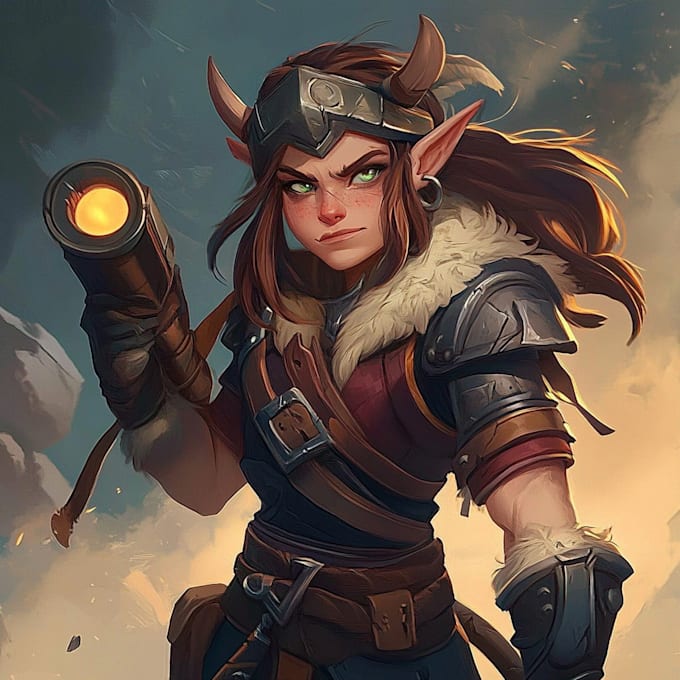 Create a character art, game art, dnd character art by Chunky35 | Fiverr