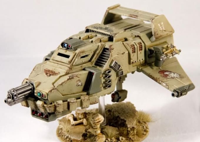 3d spaceship miniatures for tabletop game, custom starship stl for 3d ...