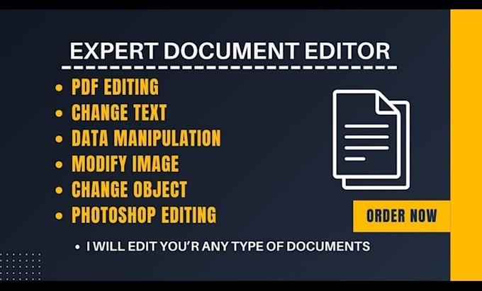 Do photoshop, document formatting and editing by Hifza_on | Fiverr