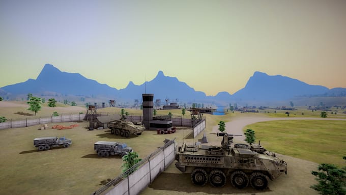 Create 3d or 2d, fantasy, realistic environment, props or ui concept ...