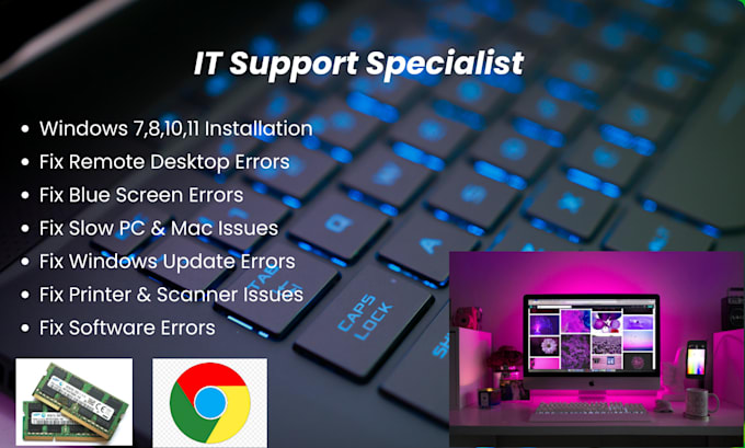 Fix speed up and restore windows 8 10 11 and macos by Hshaoib | Fiverr