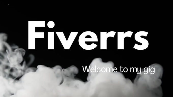 Create a custom animated text for your project by Thusha_ | Fiverr