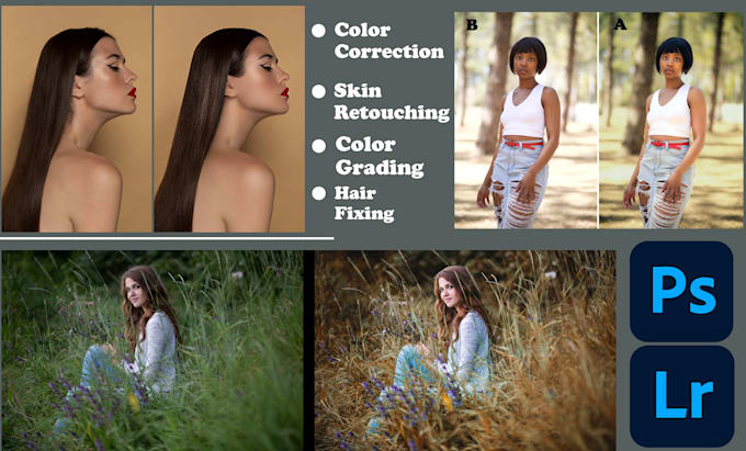 Do skin retouching, color grading, all type of editing by Alibajwa311 | Fiverr