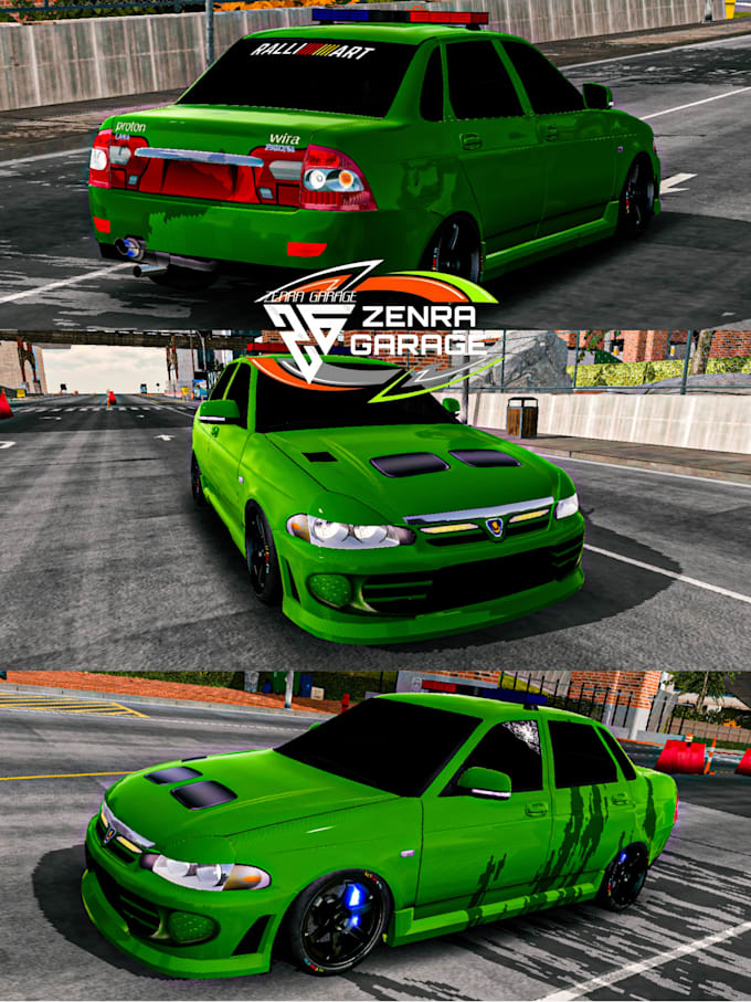 Do custom car parking multiplayer design by Blacknatashya | Fiverr