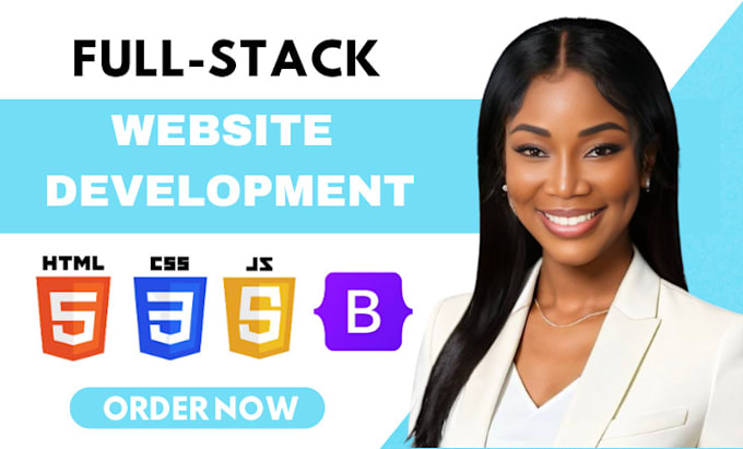 Build Custom Full Stack Website Development Html Css Backend Bootstrap