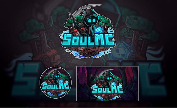 Draw minecraft server gaming logo design for you by Zainab_martenss ...