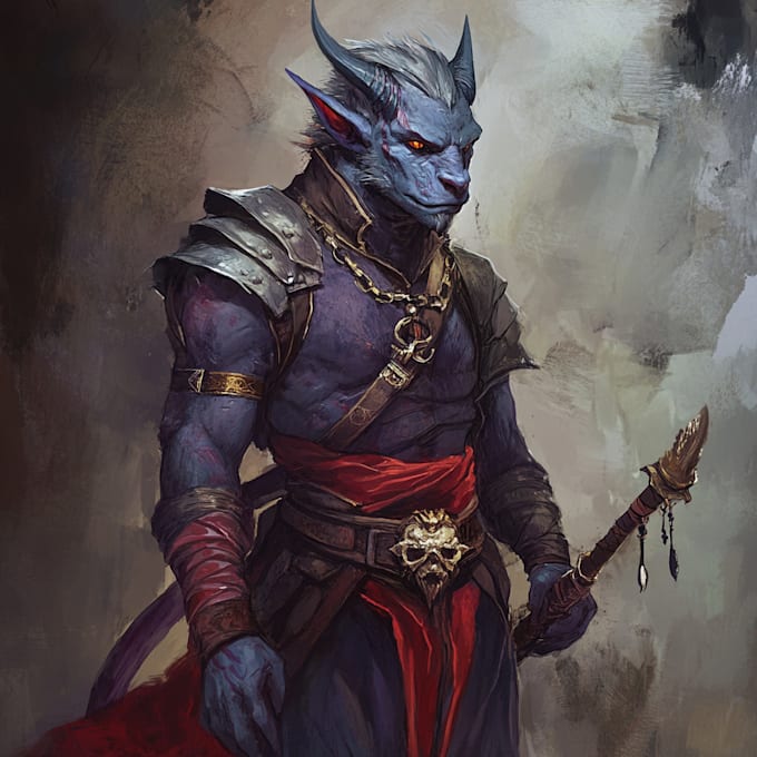 Create your dnd character art and original character design by Kyreanes ...