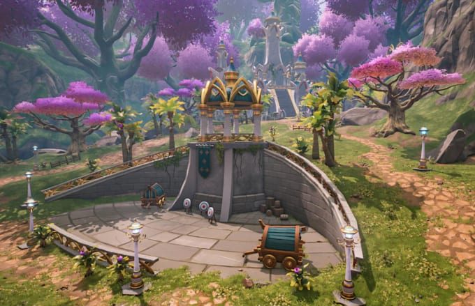 Make 3d 2d game environment, level design in unreal engine by Kultumi ...