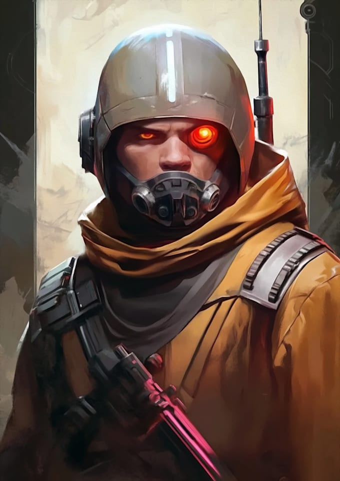 Do sci fi, star wars, mecha, sprite character design by Glennzales | Fiverr