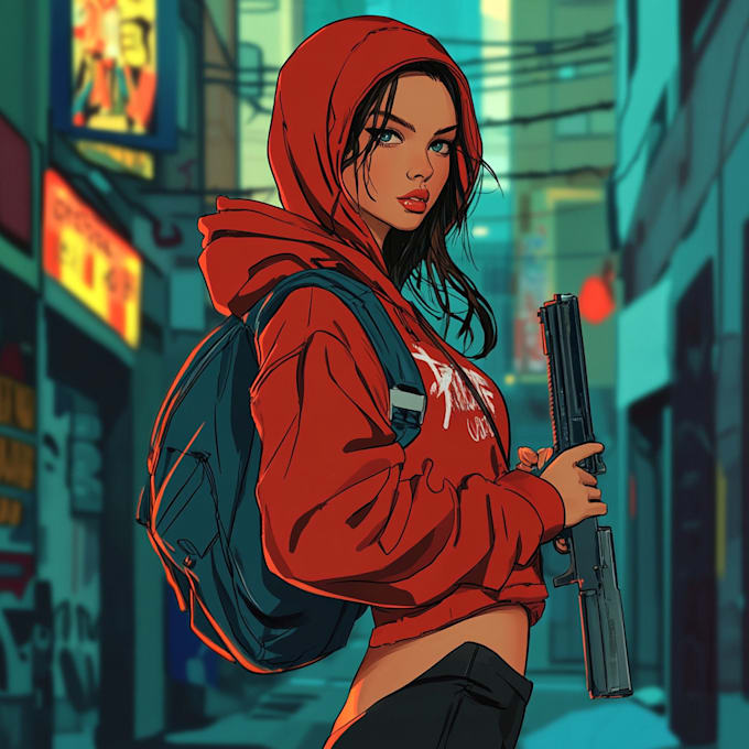 Create a very professional comic book page illustration by Lisadesar ...