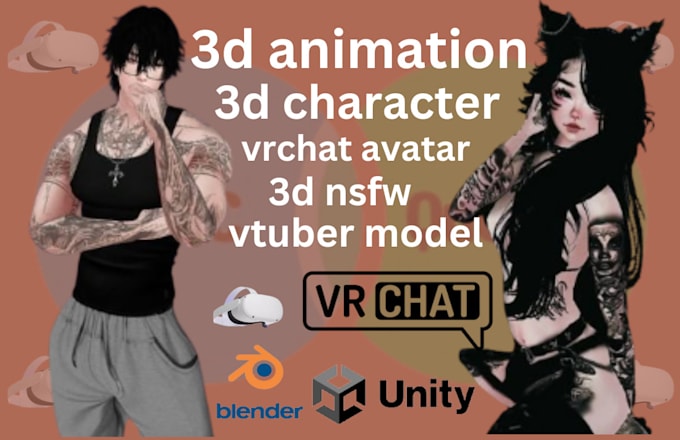 Add dps to your vrchat avatar by Mrkofoworola | Fiverr