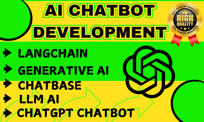 Create langchain chatgpt chatbot llm ai chatbot generative ai chatbase autogpt by Jane_lous | Fiverr