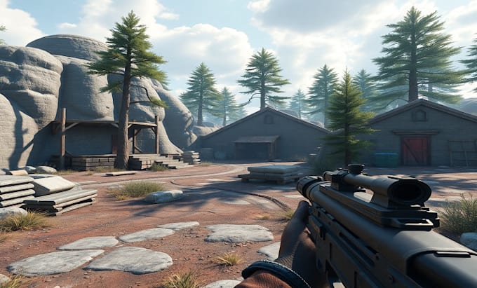 Do 3d game environment game reskin level design game asset 3d map design by Haryor_art | Fiverr