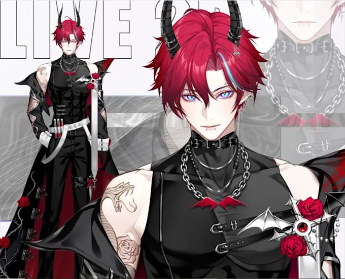 Rig lived2d model,vrchat avatar, furry avatar, anime mange, vr ...