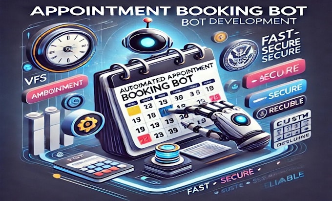 Develop appointment booking bot, vfs booking bot, embassy bot, visa booking bot by Brucerafael ...