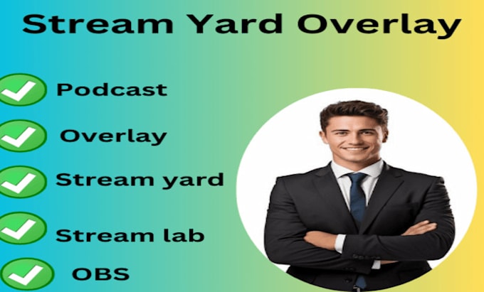 Create stream yard overlay for your live streaming by Jonsonil | Fiverr
