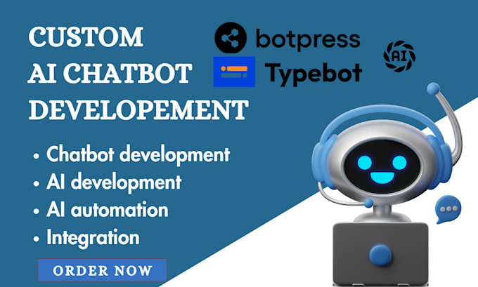 Ai development chatbot development ai automation botpress ai chatbot by Richardson_a | Fiverr