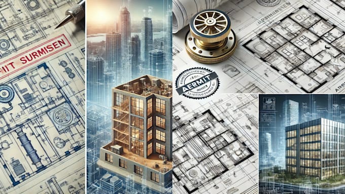 Do architectural drawing stamped and sealed mep floor plan city permit ...