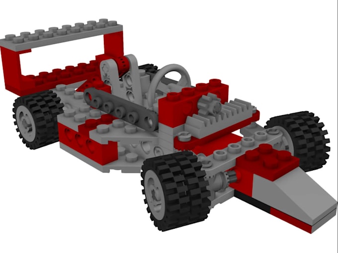 Custom lego design lego technics 3d modeling lego bricks with manual ...