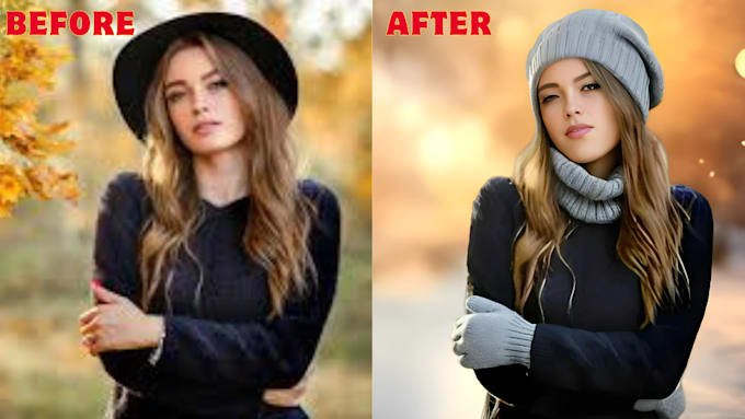 Add objects, change backgrounds, and upscale images using ai by Danuskamisal | Fiverr