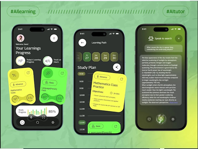 Ai education app, smart education app, online learning app, learning ...