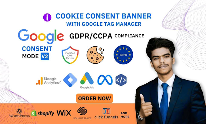 Setup gdpr and ccpa compliant cookie consent banner with google consent ...