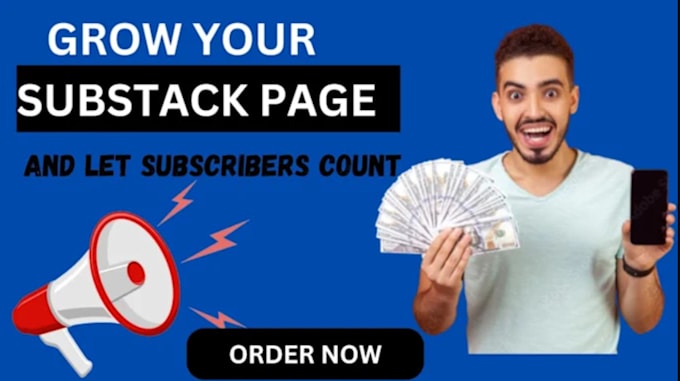 Grow substack newsletter and increase subscribers with organic promotion by Magnutobis | Fiverr