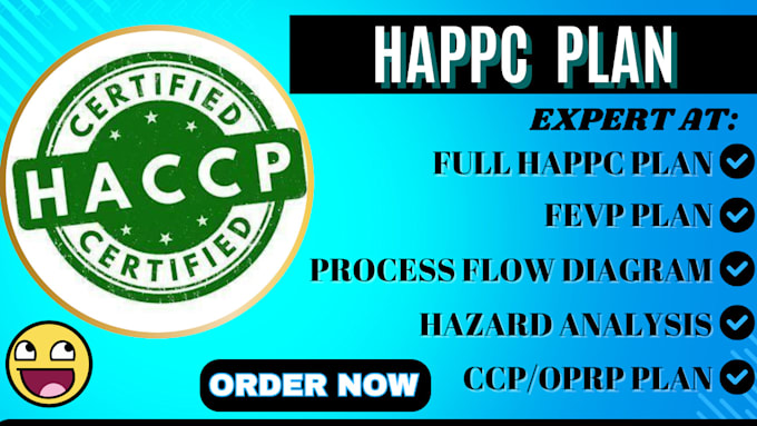 Make full customized haccp or food safety plan, procedures and monitoring forms by Scarlett_co2 ...