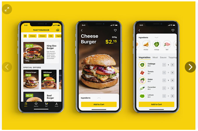Create a burger app burger delivery app food delivery app online ordering by Jimmy_first | Fiverr