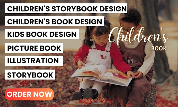 Design children book illustration and cover children story book ...