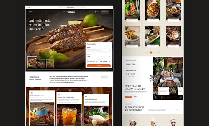 Build a wordpress restaurant, food delivery, cafe website with booking system by Web_pro120 | Fiverr